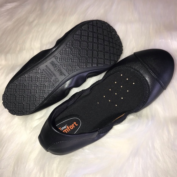 Safetstep | Shoes | Safe T Step Slip Resistant Carrie Scrunch Flats ...